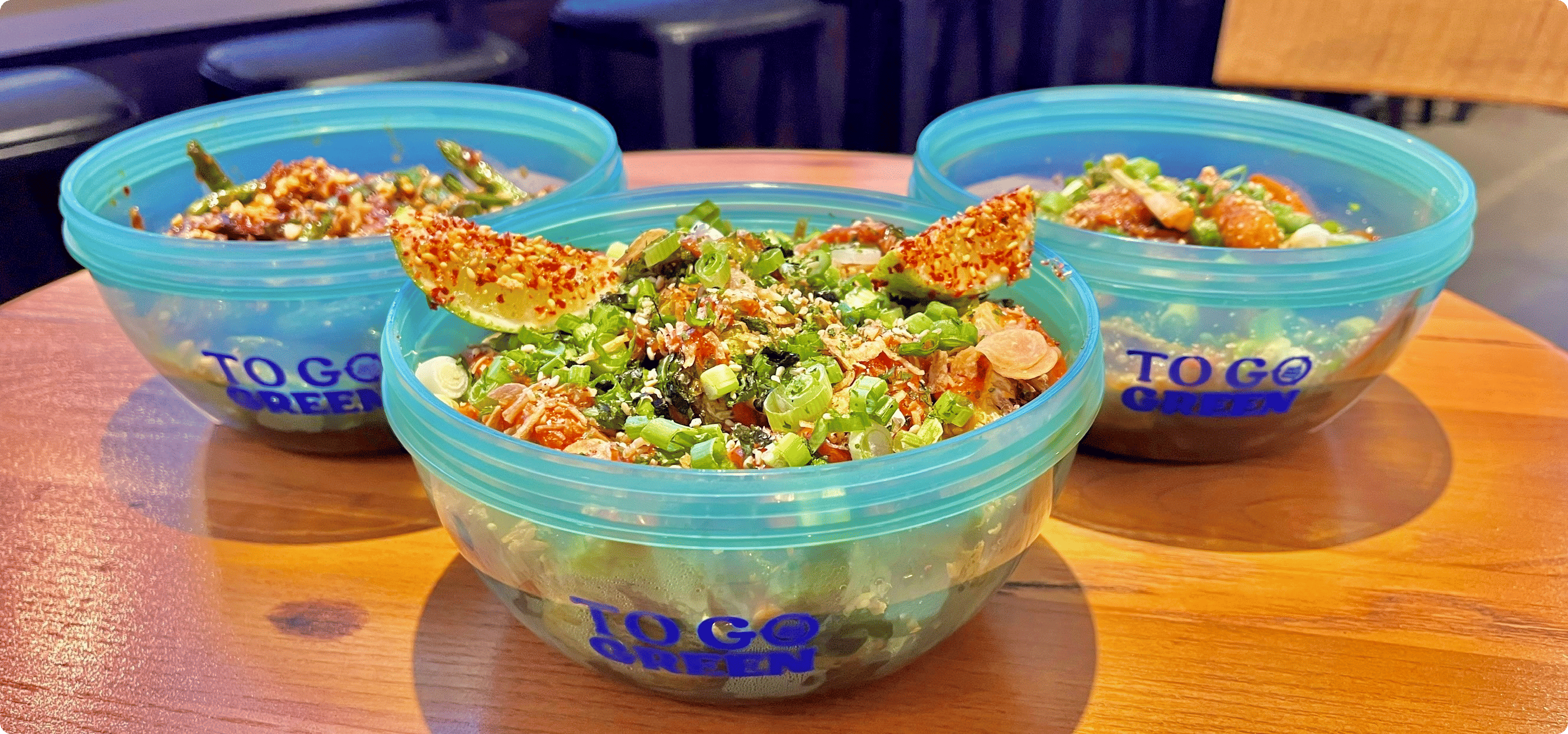 To Go Green: Takeout in Reusable, Returnable Containers!
