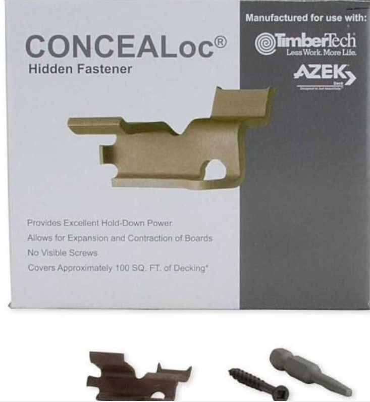 Timbertech CONCEALoc Hidden Fastener System (100 sq ft pack) at Ashby ...
