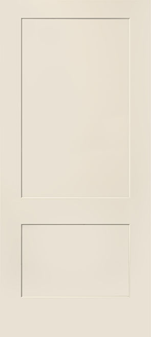 Primed Monroe Smooth 32" x 80", 2 Panel Slab at Monaghan Lumber | Doors
