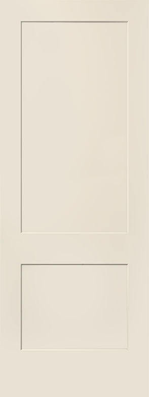 Primed Monroe Smooth 28" x 80", 2 Panel Slab at Monaghan Lumber | Doors