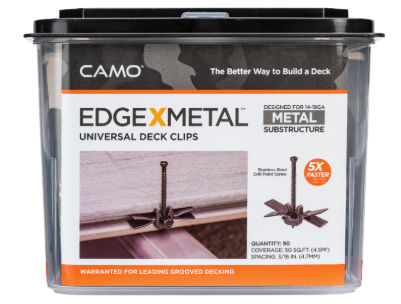 Camo EdgeXmetal Clip Hidden Fastener (90 pc) at Ashby Lumber | Camo ...