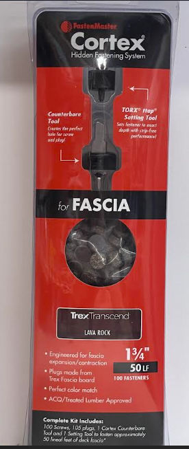 FastenMaster Cortex Fastening System Trex Fascia Screws - Lava Rock at ...