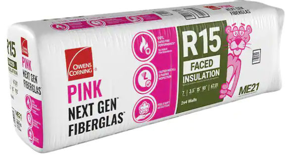 R15 (7) 15" x 93" Batt - 67.81 sq ft at Ashby Lumber | Fiberglass ...