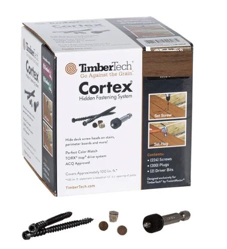 FastenMaster - Cortex Hidden Fastening System for TimberTech Decking ...