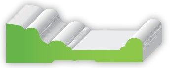 WM96 - 16' Colonial Window Casing - 1-1/16" x 3-1/2" - Primed at Tart ...