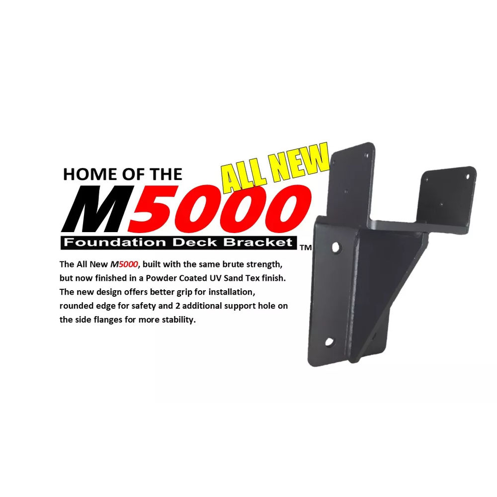 M5000 Foundation Bracket by Mammoth Brackets (Includes 4 - 1/2" x 6 ...