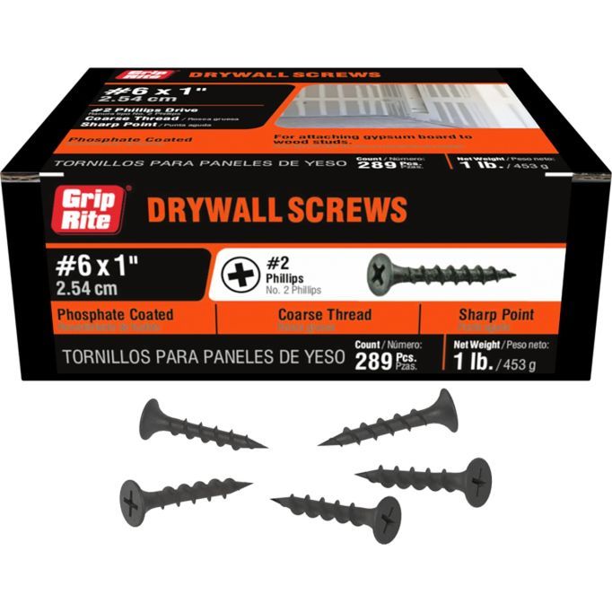 5# 1" Fine Drywall Screw at Dufrene Building Materials | #1, #5, & #10 ...