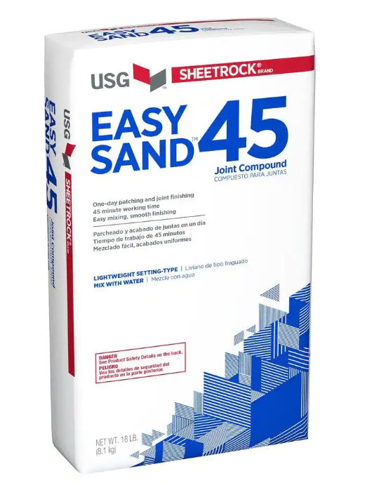 USG EZ-Sand 45-Minute Quick Set Joint Compound – Lightweight Powder Mud ...