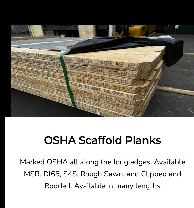 SCAFFOLD 2X10 16' OSHA CERTIFIED PLANK CLIP/ROD at CBM Construction ...