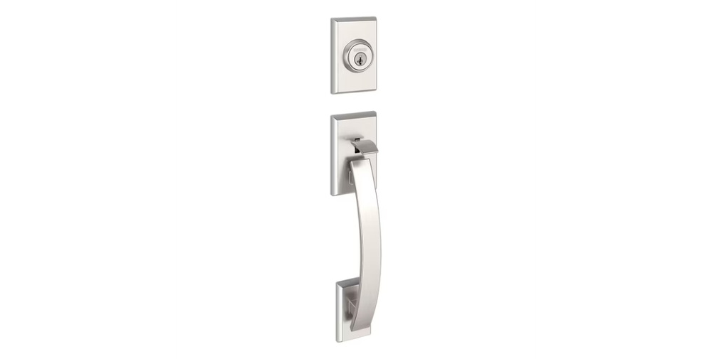 WEISER GA9771 26D TAVARIS ENTRANCE HANDLE at Trail Building Supplies ...