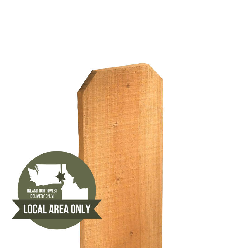 Alta 5/8 in. x 6 in. x 6 ft. Western Red Cedar Dog Ear Fence Board *No ...