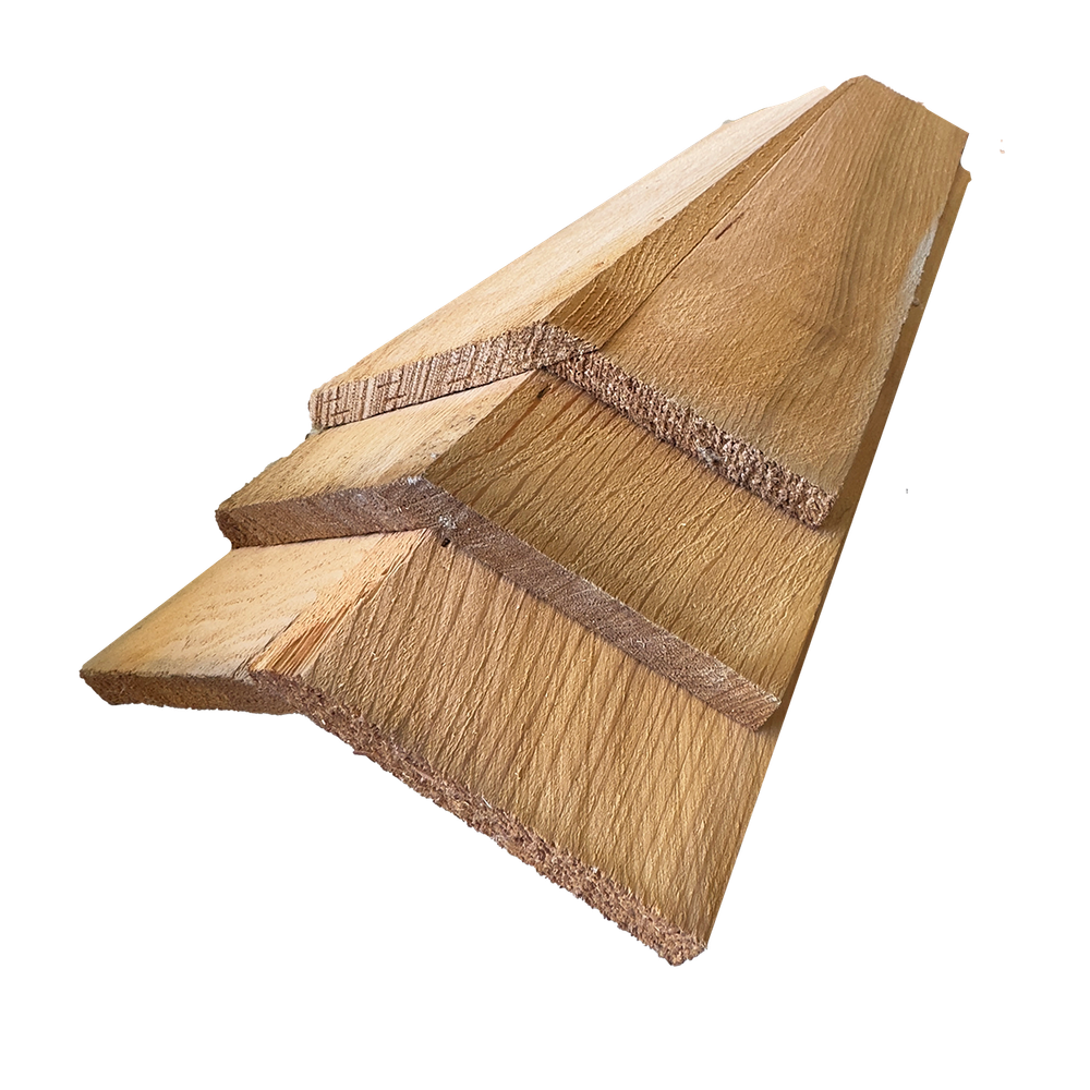 Taper Sawn Ridge Cap 24" #1 at Monaghan Lumber | Wood Siding