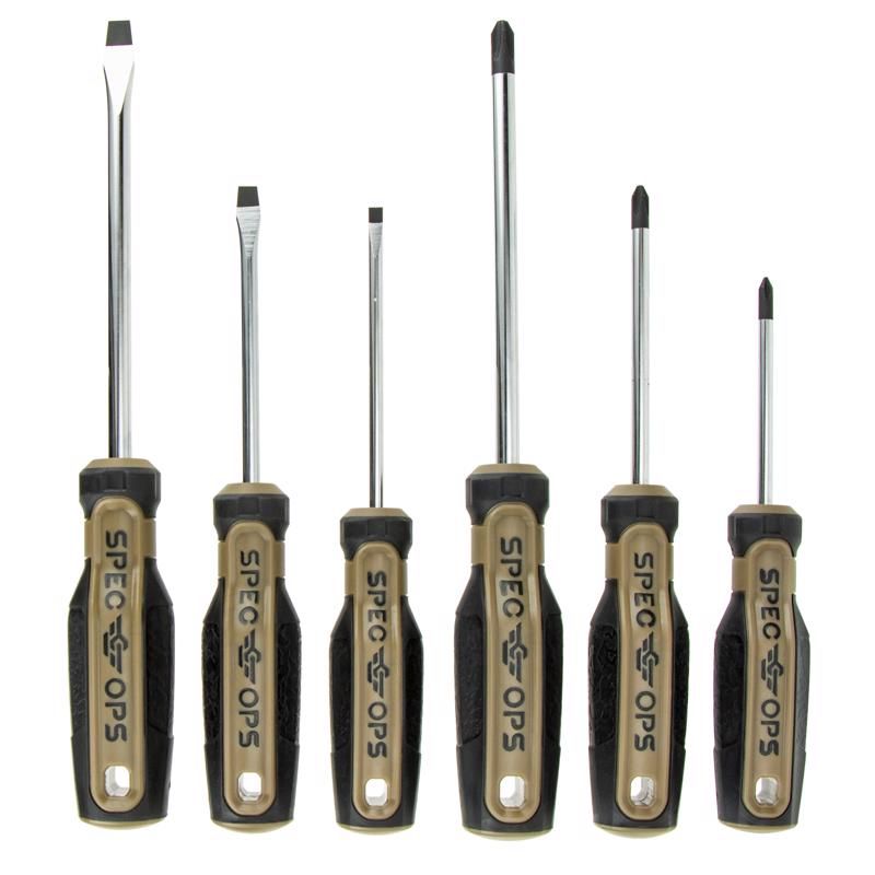 Spec Ops Phillips/Slotted Screwdriver Set 6 pc. at Moscow & Pullman ...