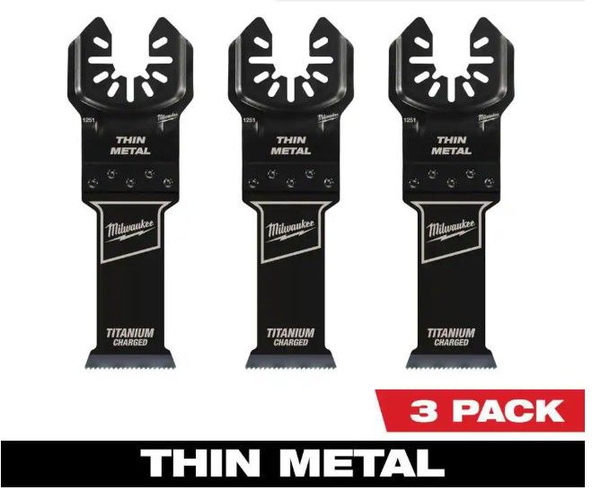 Milwaukee OPEN-LOK™ TITANIUM CHARGED™ 1-1/8" Bi-Metal Thin Metal Multi ...