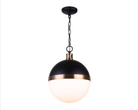 Delta Black/Gold Pendant Light at New Canadians Lumber | Pendant Lighting