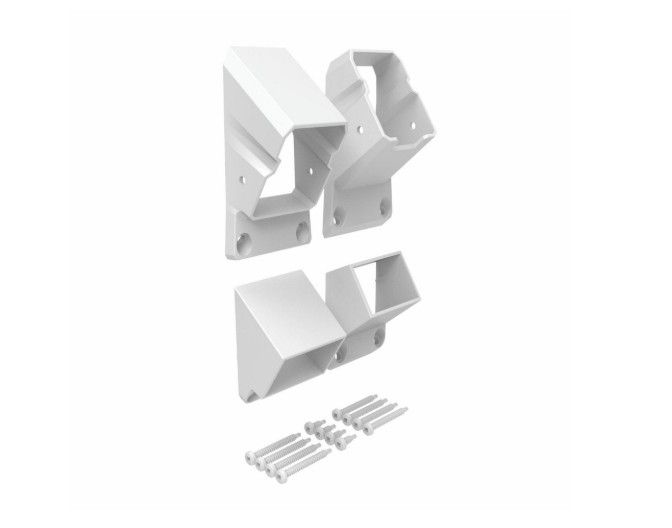 White Avalon Tristan Fixed Stair Bracket Kit at GR Mitchell, Inc ...