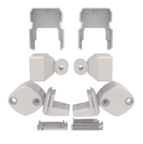 White Avalon Tristan Level Angle Bracket Kit at GR Mitchell, Inc ...