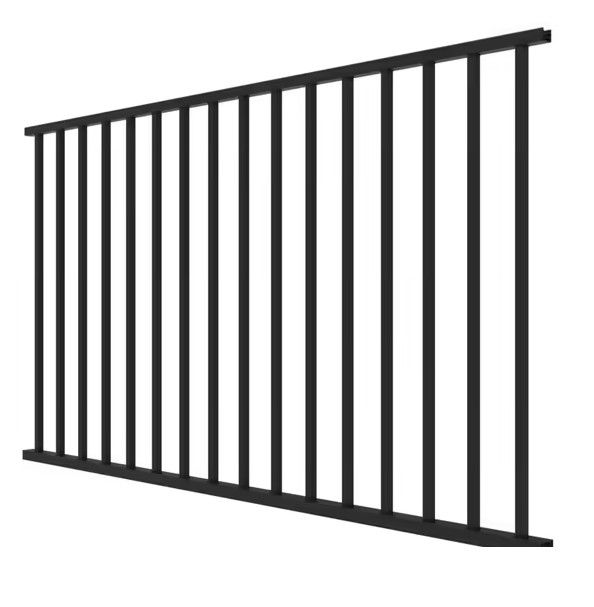 Rdi Avalon Rail 6' x 42" Stair Rail Black at GR Mitchell, Inc | Black ...