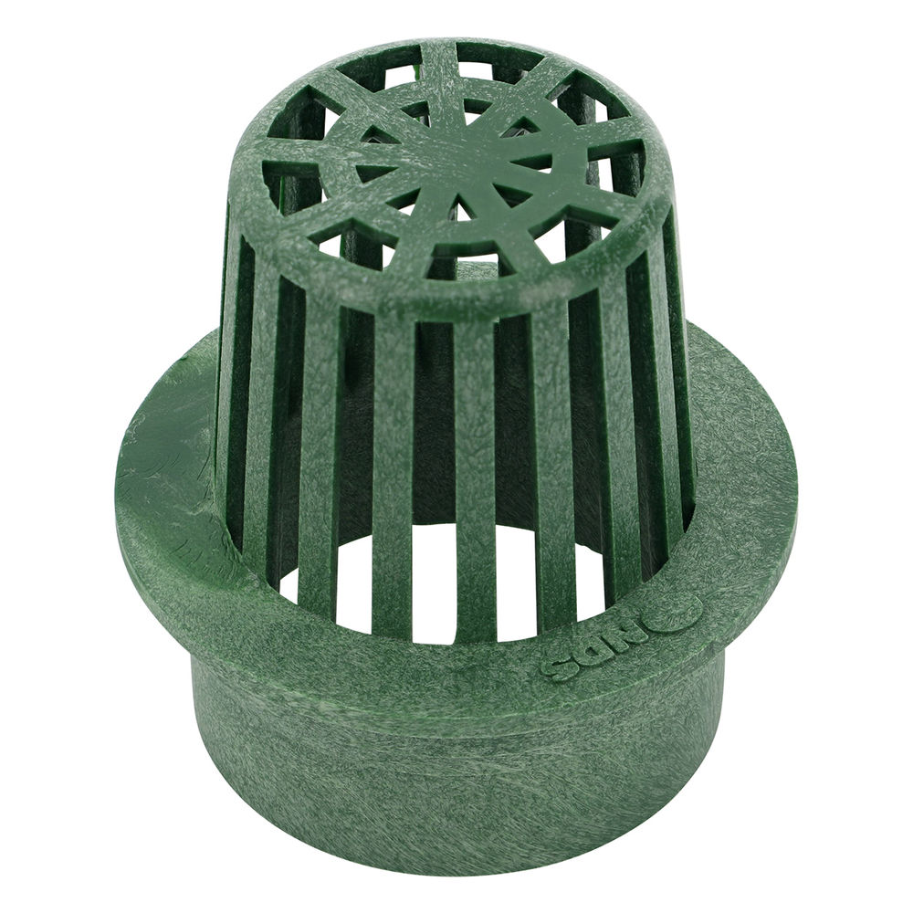 NDS 70 Round Atrium Grate Green 3" at Central Valley | Flex Drain & ADS Fit