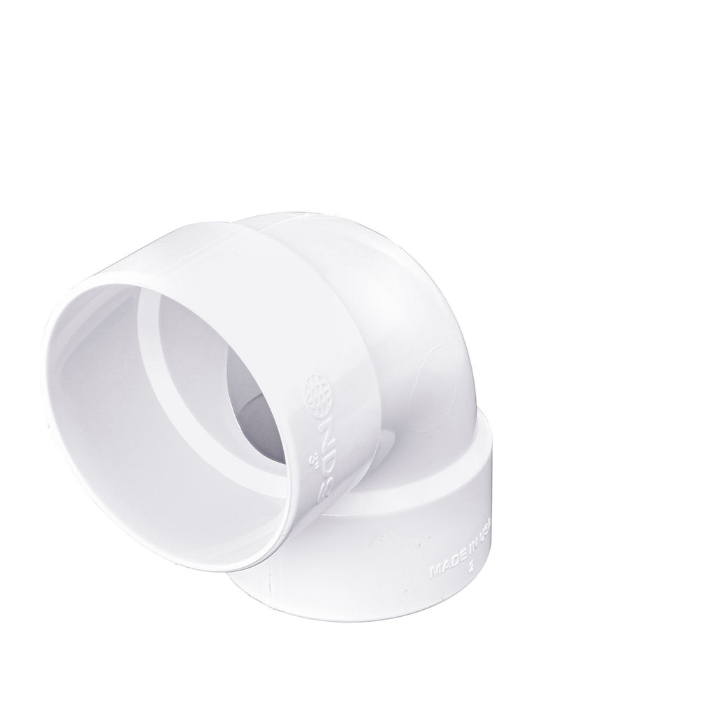 NDS 3P02 PVC S&D 90-Degree Elbow 3-in (HUB x HUB) at Central Valley ...