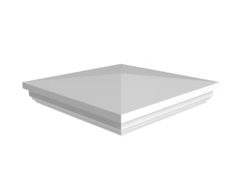 Universal White Vinyl 6" x 6" New England Post Cap at GR Mitchell, Inc ...