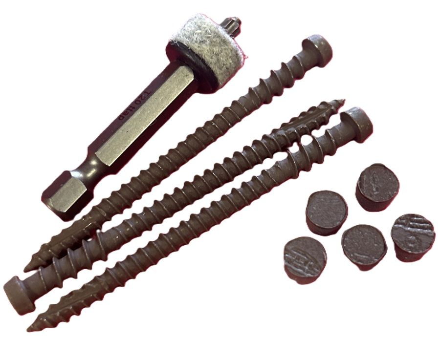 Walnut Screws and Plugs 100SF/Box at GR Mitchell, Inc | Screw and Plug ...