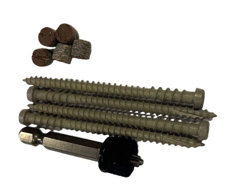 Saddle 100SF/Box Deck Screws and Plugs at GR Mitchell, Inc | Trex ...