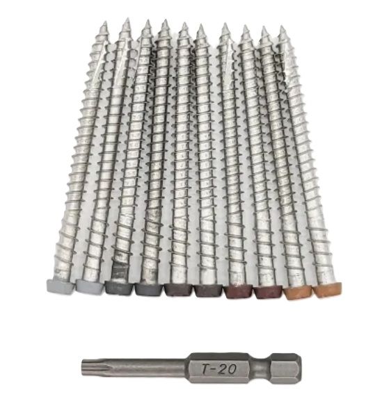 2 1/2" Decking Stainless Color Match Screws 100SF/Box at GR Mitchell ...
