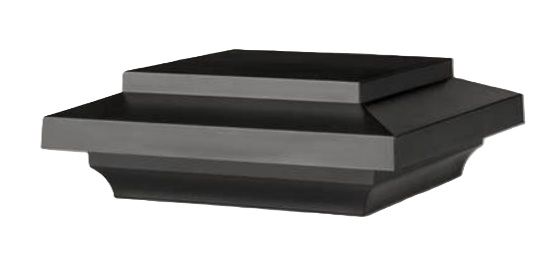 Radiance Rail Express Black 4x4 Island Post Cap at GR Mitchell, Inc ...