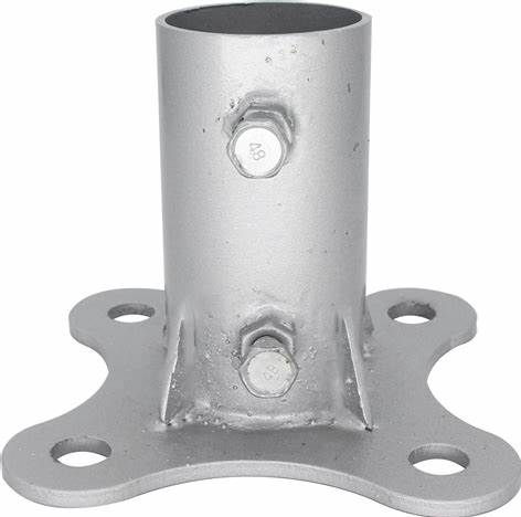 2-1/2 FLOOR FLANGE( HOLDS 2-1/2" STEEL POSTS) at Dufrene Building ...