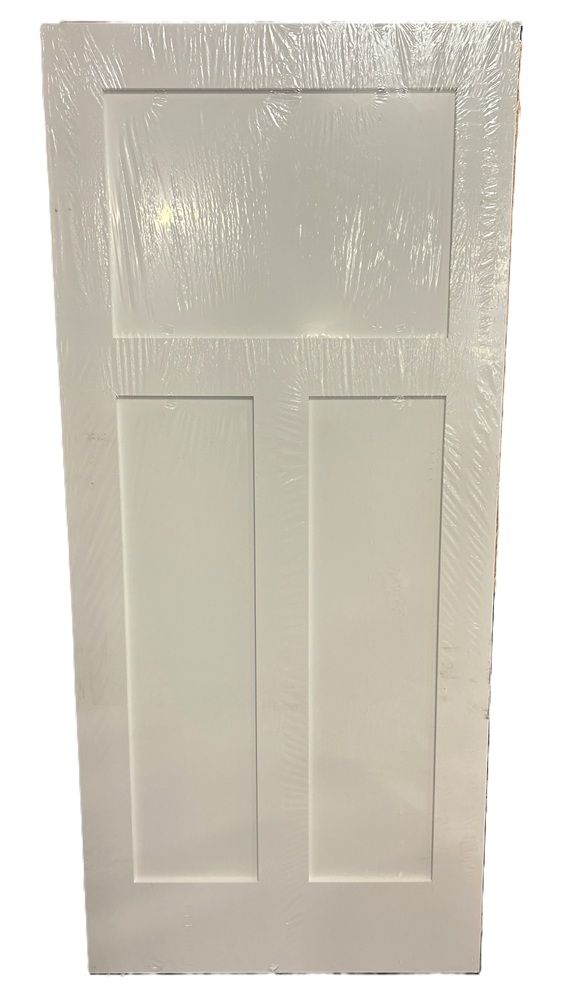 3 Panel Craftsman "T" Primed Solid 3/0 (36") Slab at GR Mitchell, Inc ...