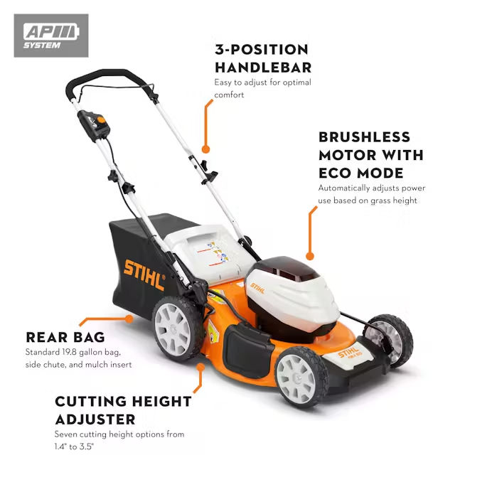 Stihl RMA 510 Battery-Powered Lawn Mower Unit Only at Central Valley ...