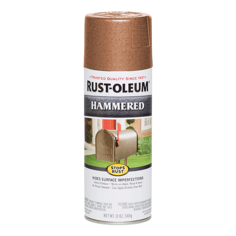 Rust-Oleum Stops Rust Hammered Spray Paint Copper 12 oz. at Moscow ...