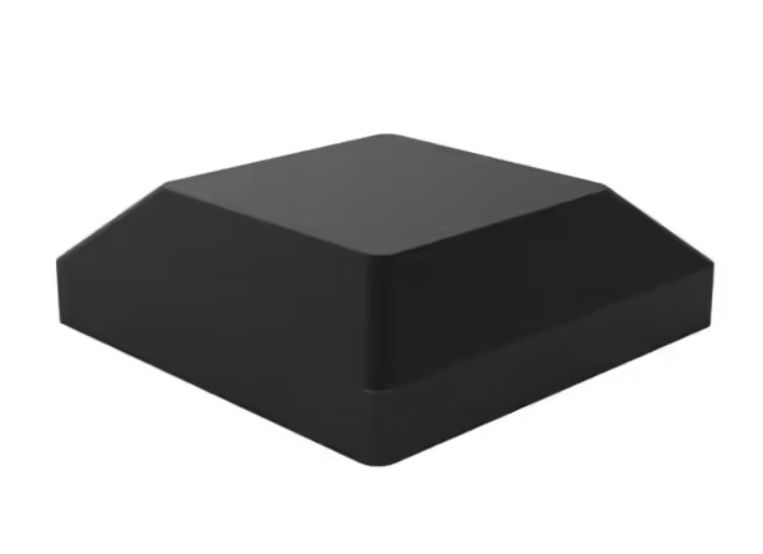 Black Avalon 4" x 4" Post Cap at GR Mitchell, Inc | Black - Aluminum ...