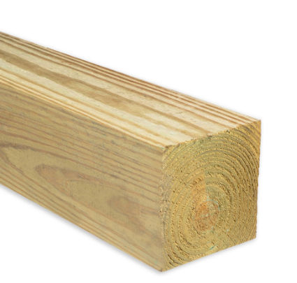 6 x 6 x 16 Pressure Treated #2 & Better .15 Ca | SYP Ground Contact (5. ...