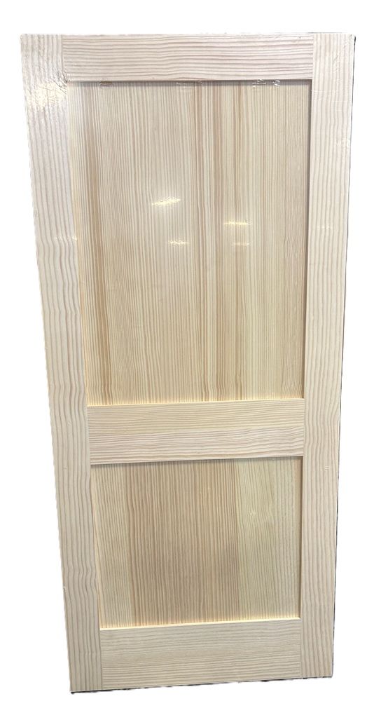 2 Panel Shaker Door Vertical Grain Pine 3/0 (36") Slab at GR Mitchell ...