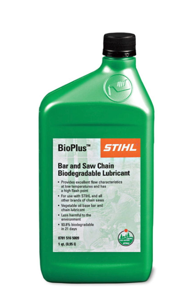 Stihl 0781 516 5010 BioPlus Biodegradable Bar & Chain Oil 1qt at ...