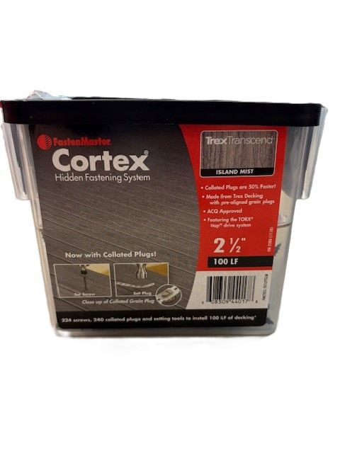 Cortex Trex Hidden Fastening System Island Mist at Ashby Lumber | Trex ...