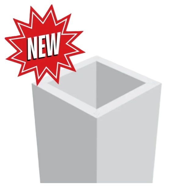 White PVC Post Wrap 4 x 4 - 8.5' at GR Mitchell, Inc | Post Wrap, Porch ...