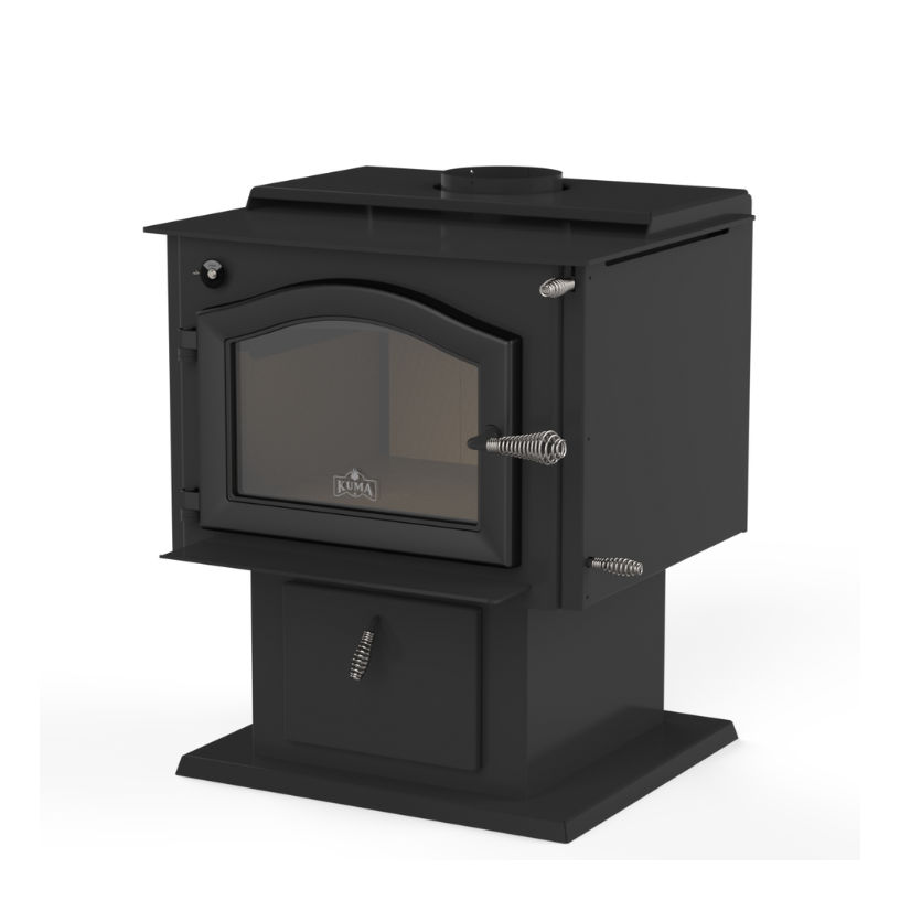 Kuma Aspen LE Wood Stove with Pedestal Base at Moscow & Pullman ...