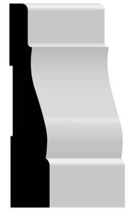 11/16" x 3-1/2" Clear Pine Casing R1E Sanitary at GR Mitchell, Inc ...
