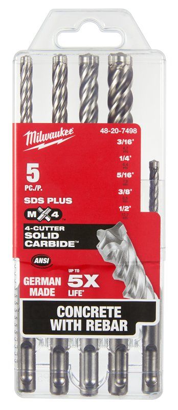 Milwaukee M/2 Mx4 Drill Bit Set 5/Pc (48-20-7498) at Kelseyville Lumber ...