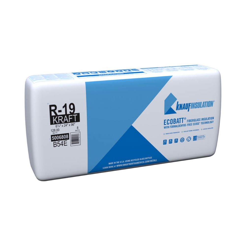 R19 24" KRAFT 96" 128 SF at CBM Construction Building Materials ...