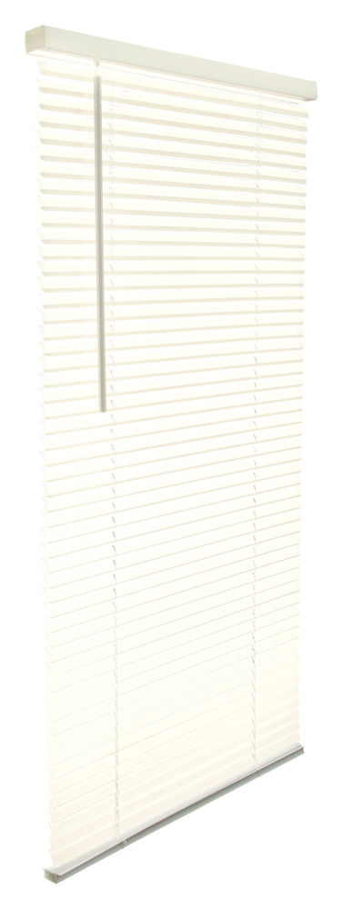 Cordless Vinyl Mini Blind 34" W x 64" L Alabaster at Discount Builders ...