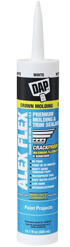 ALEX FLEX Sealant Caulk - White - 10.1oz. Cartridge at Dufrene Building ...