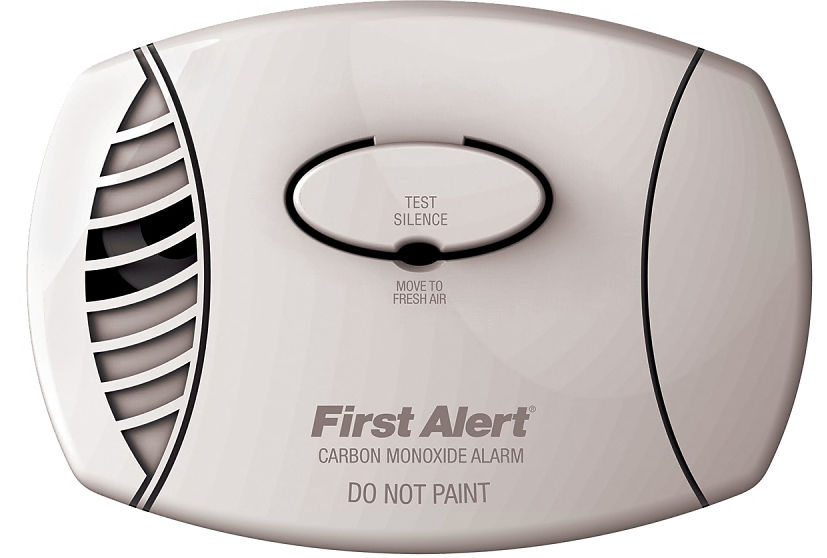 Carbon Monoxide Alarm - Battery- Electrochemical Sensor - White at ...