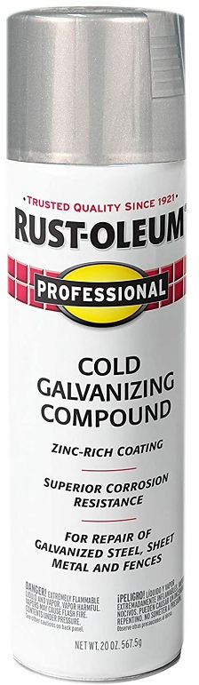 Spray Paint- Galvanizing Compound- Flat/Matte - Cool Gray - 20oz at ...