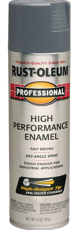 Enamel Spray paint - Gloss- Dark Machine Gray - 15 oz. at Dufrene ...