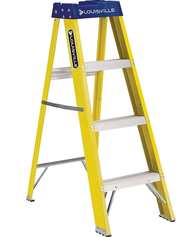 4ft- 3-Step Ladder - 250 lb - Fiberglass at Dufrene Building Materials ...