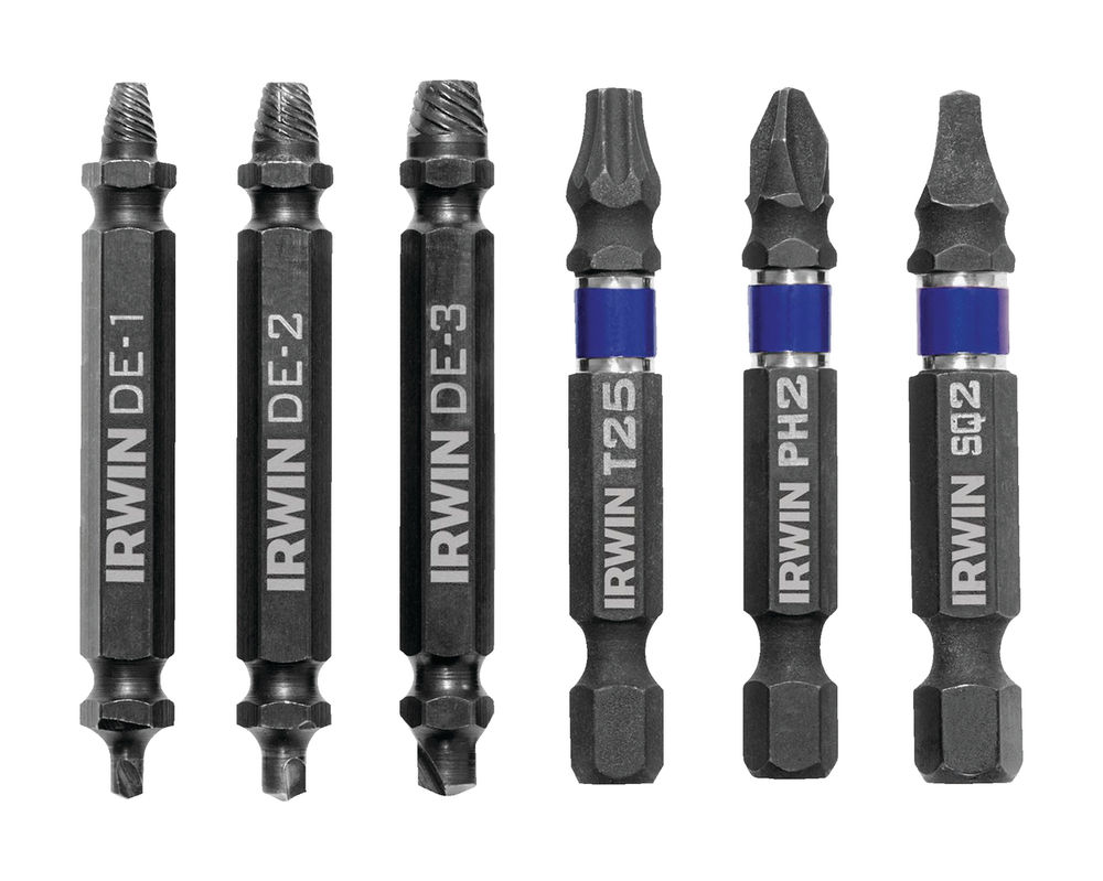 Irwin 15 in. Double-Ended Screw Extractor Set 6pc at Discount Builders ...